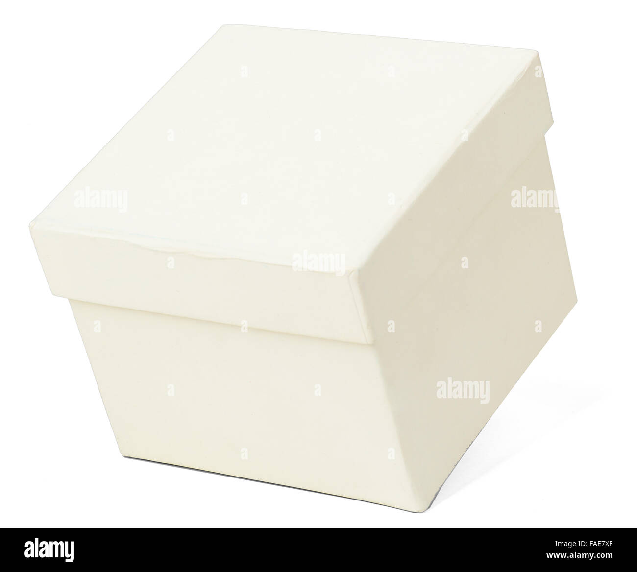Closed white box Stock Photo - Alamy
