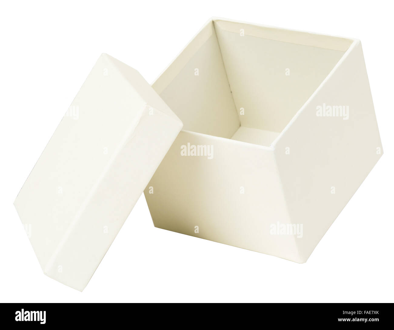 Open white box Stock Photo - Alamy
