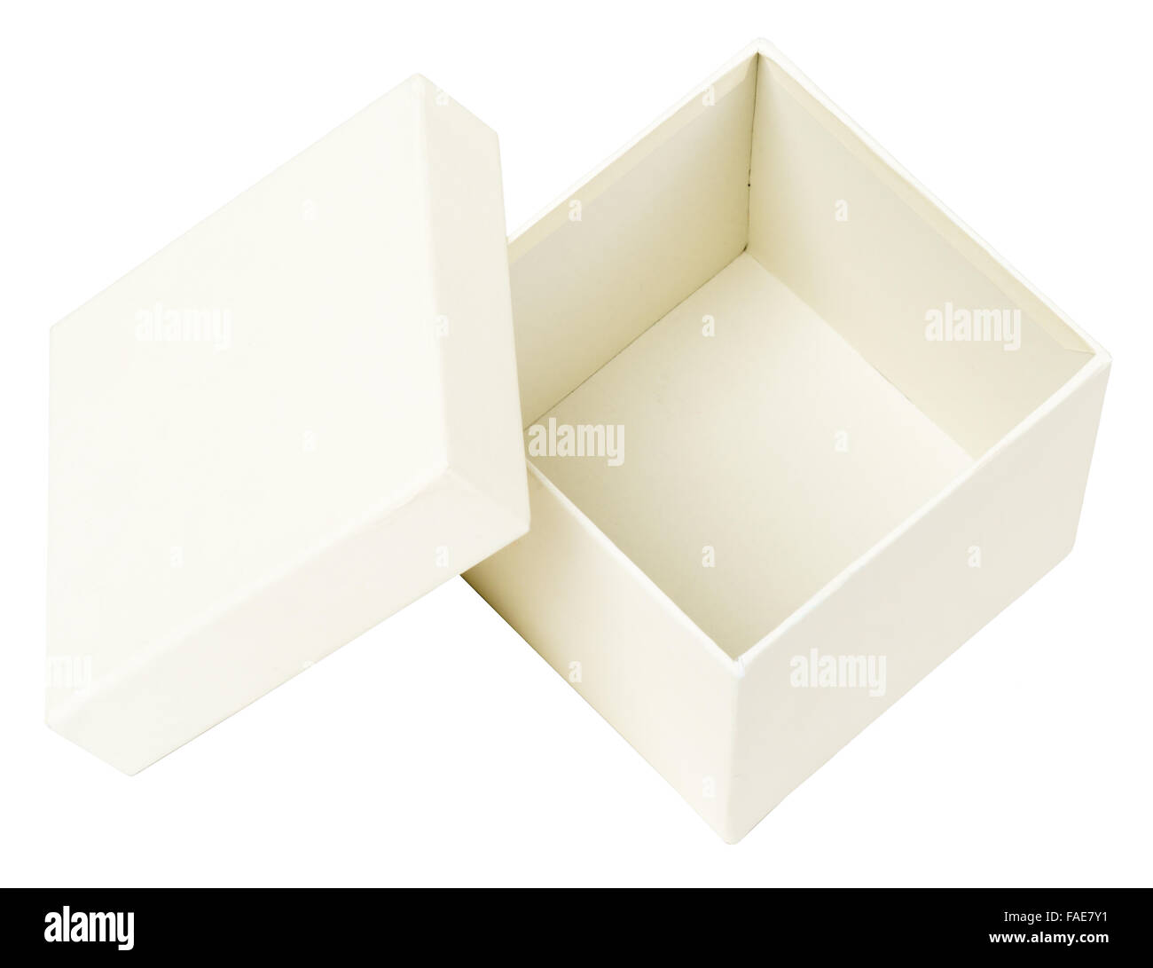 Open white box Stock Photo - Alamy