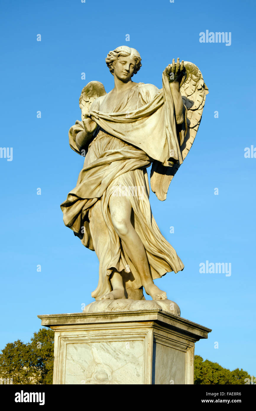 The Angel with the Sudarium (Veronica's Veil Stock Photo - Alamy