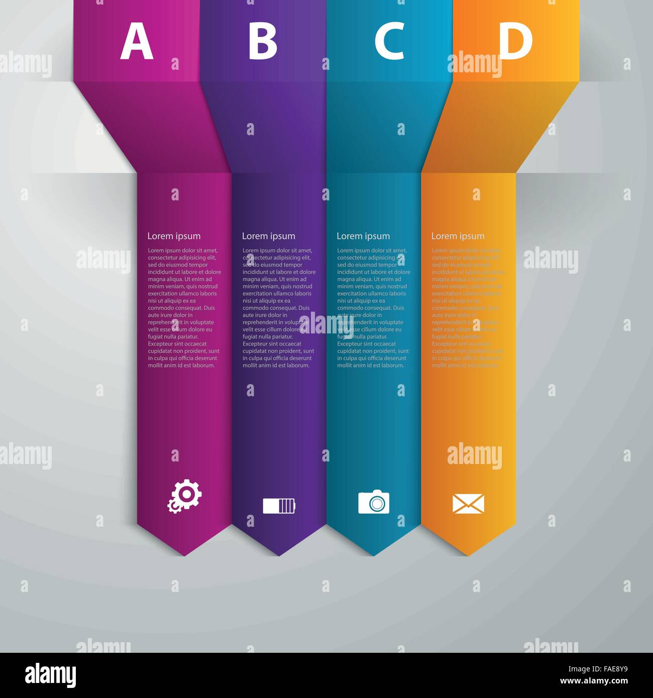 Arrow infographics hi-res stock photography and images - Alamy