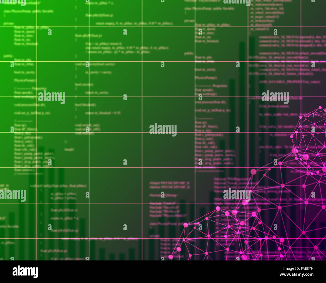 Digital green Abstract background Stock Photo - Alamy