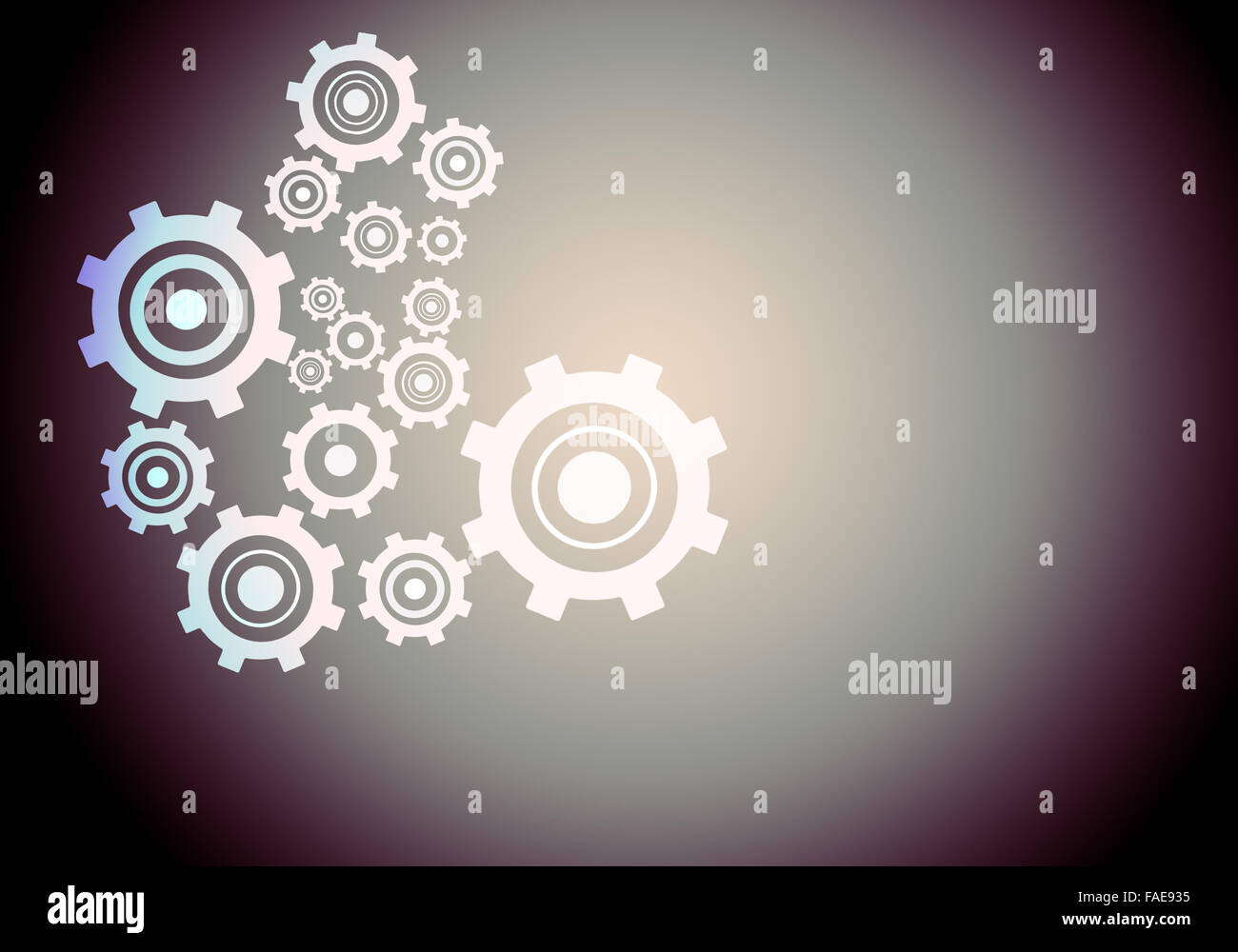 Abstract gear wheels Stock Photo - Alamy