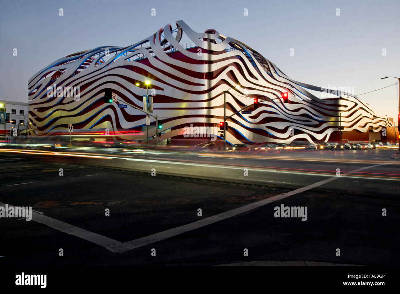 The Petersen Automotive Museum in Los Angeles, California Stock Photo ...
