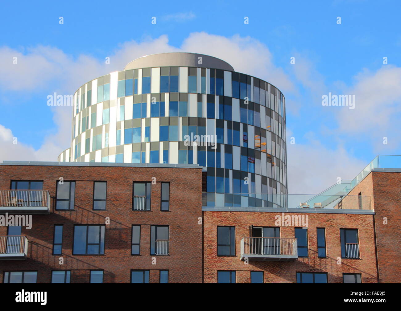 Tall round buildings hi-res stock photography and images - Alamy
