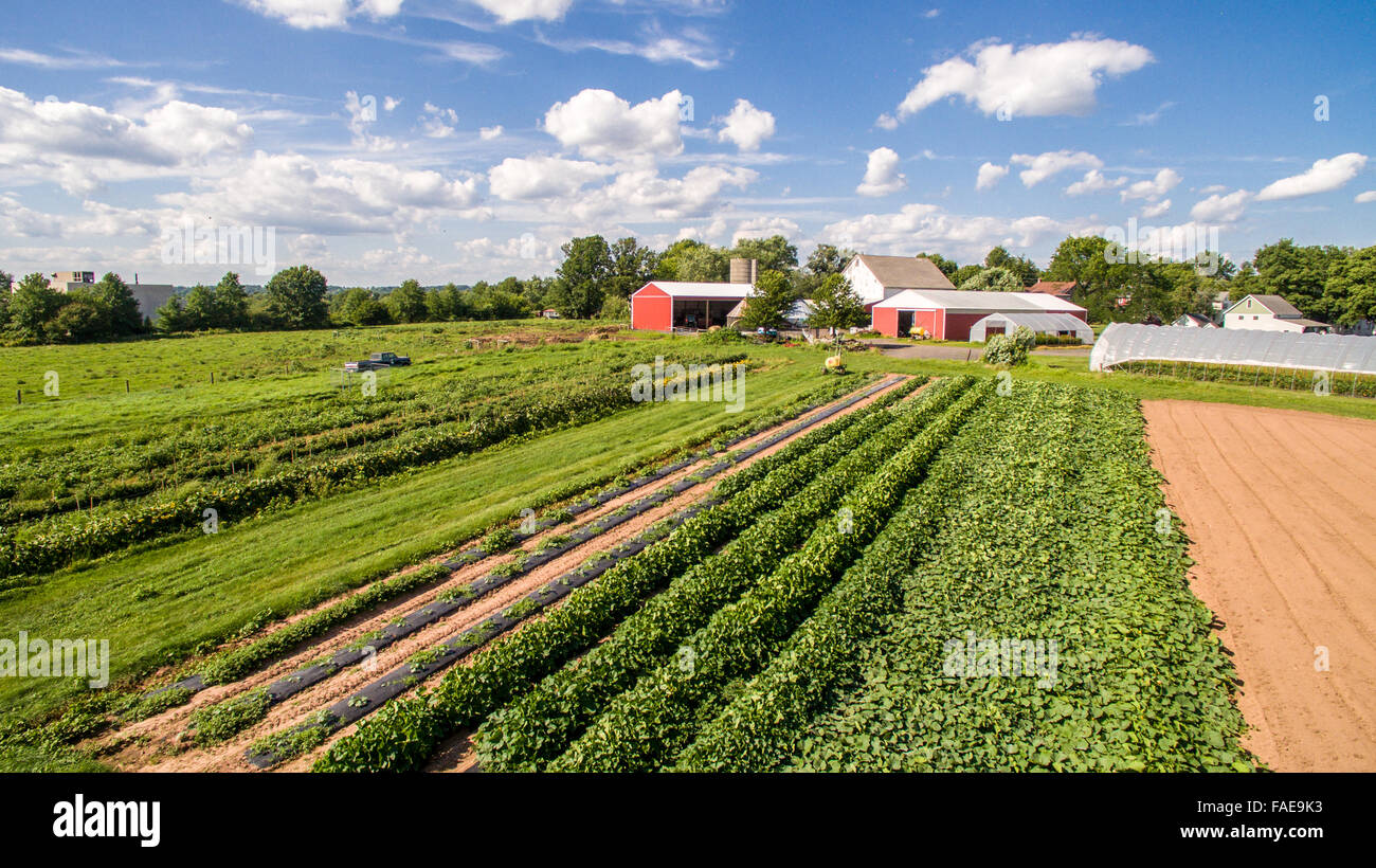 Scenic farm Landscape in Pennsylvania Stock Photo - Alamy