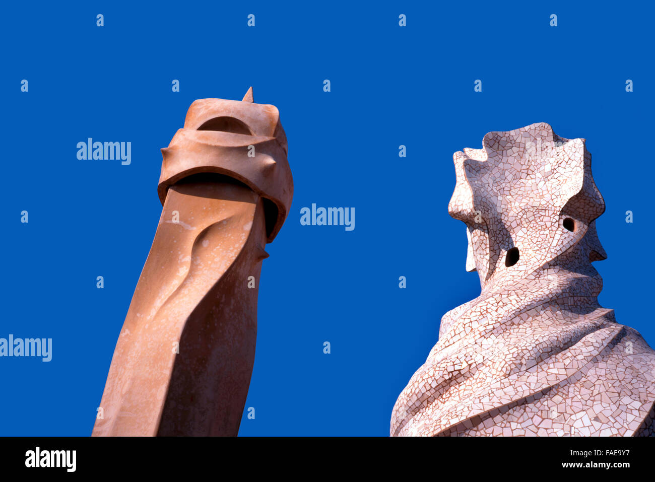 Chimney Designed By Antonio Gaudi High Resolution Stock Photography and ...