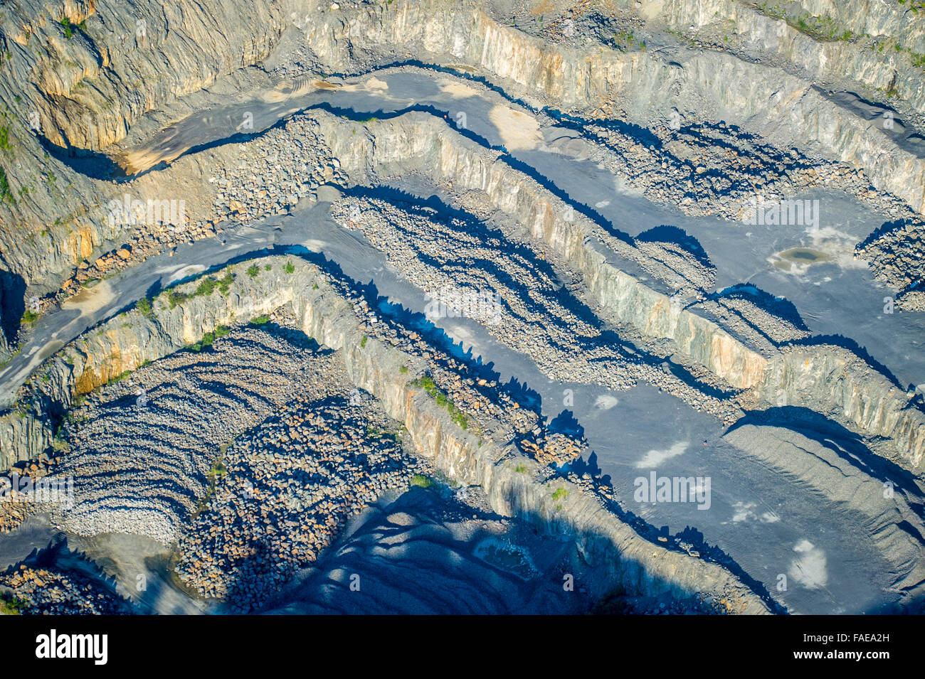 Aerial view of a quarry in Harford County, Maryland Stock Photo - Alamy