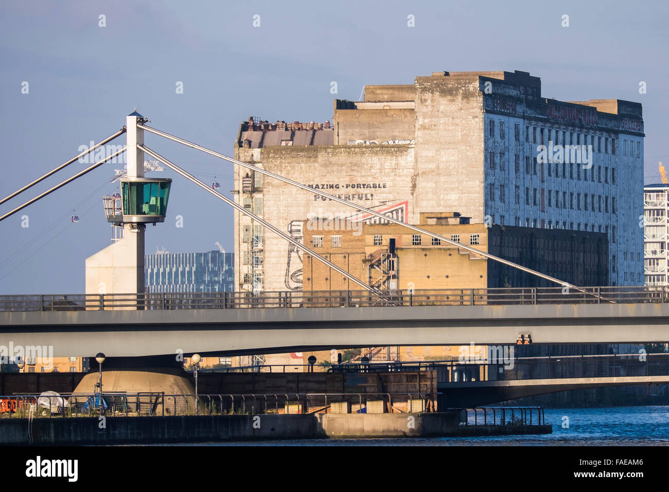 Millennium Mills, Victoria dock, London, England, U.K Stock Photo - Alamy