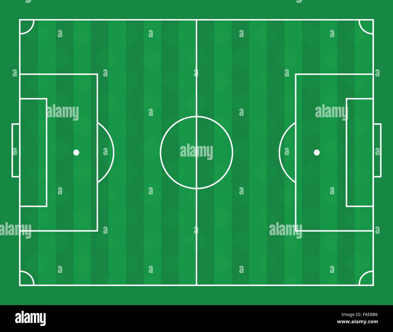 Soccer field with a view Stock Vector Images - Alamy