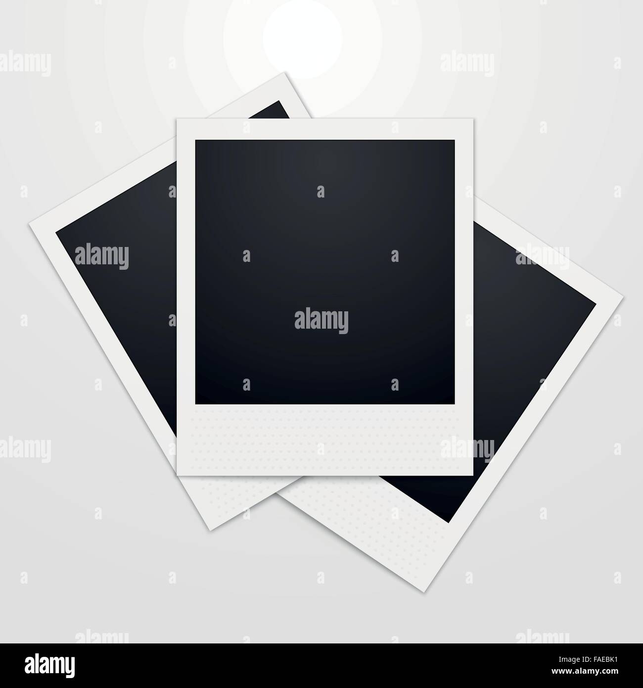 Vector illustration of a realistic instant Photo Stock Vector Image ...