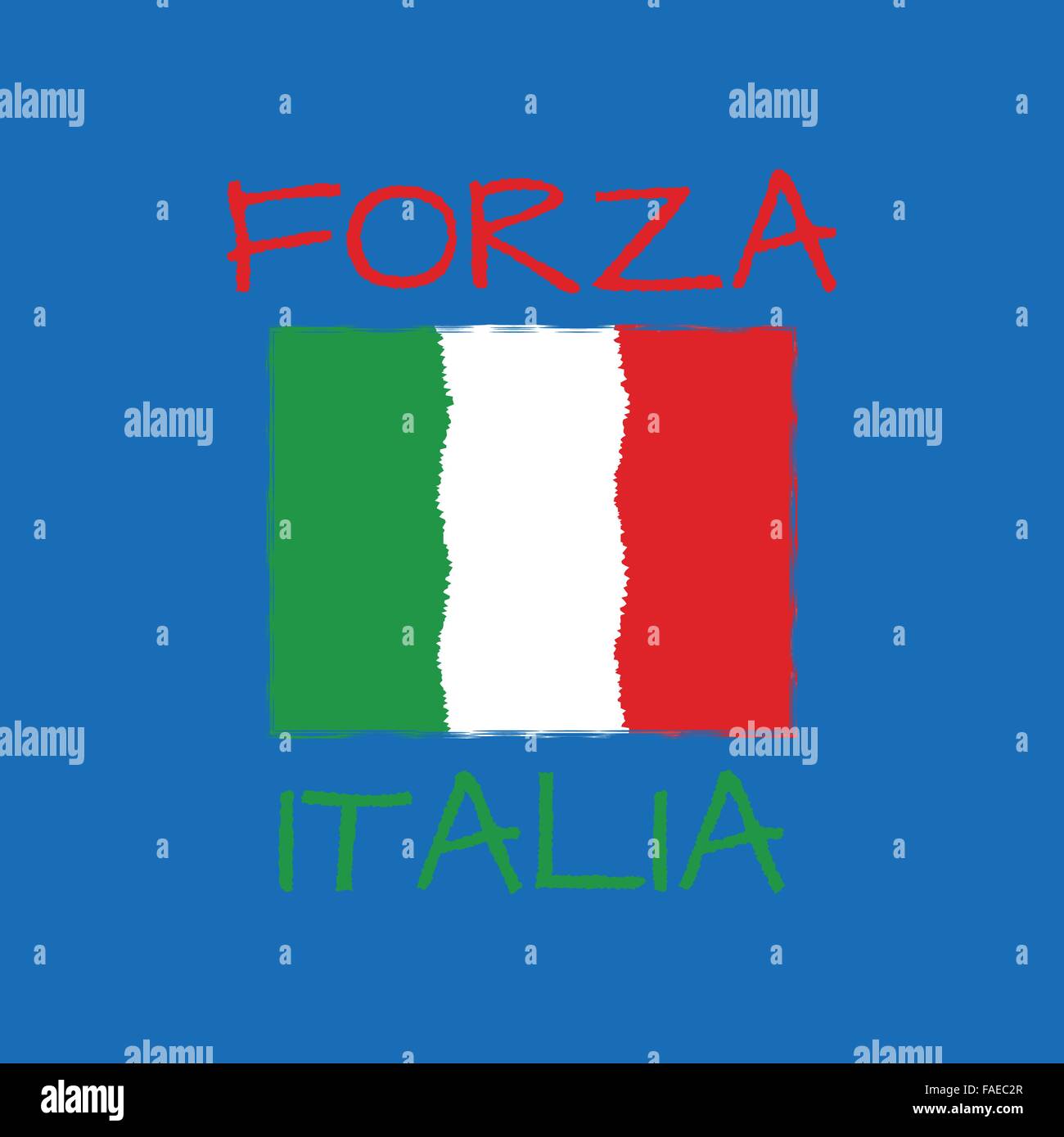Forza italia Stock Vector Images - Alamy