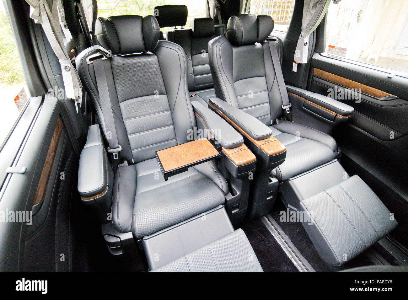 Hong Kong, China March 16 2015 : Toyota Alphard 2015 Centre Row Seat on ...