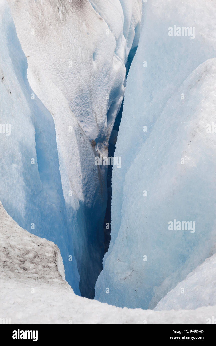 Crevasse on the Viedma Glacier, Southern Patagonian Ice Field, Los ...