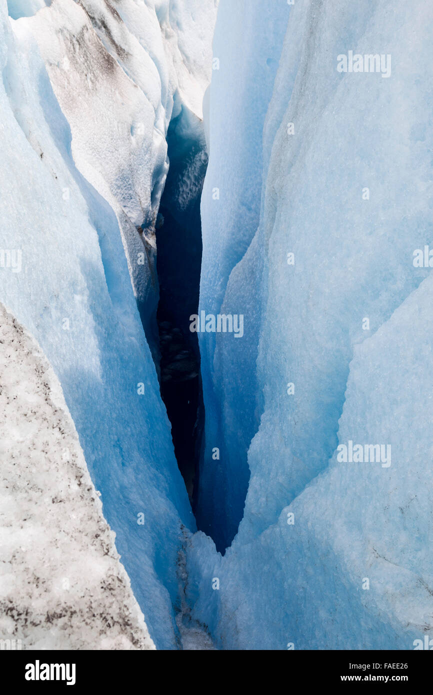 Crevasse on the Viedma Glacier, Southern Patagonian Ice Field, Los ...