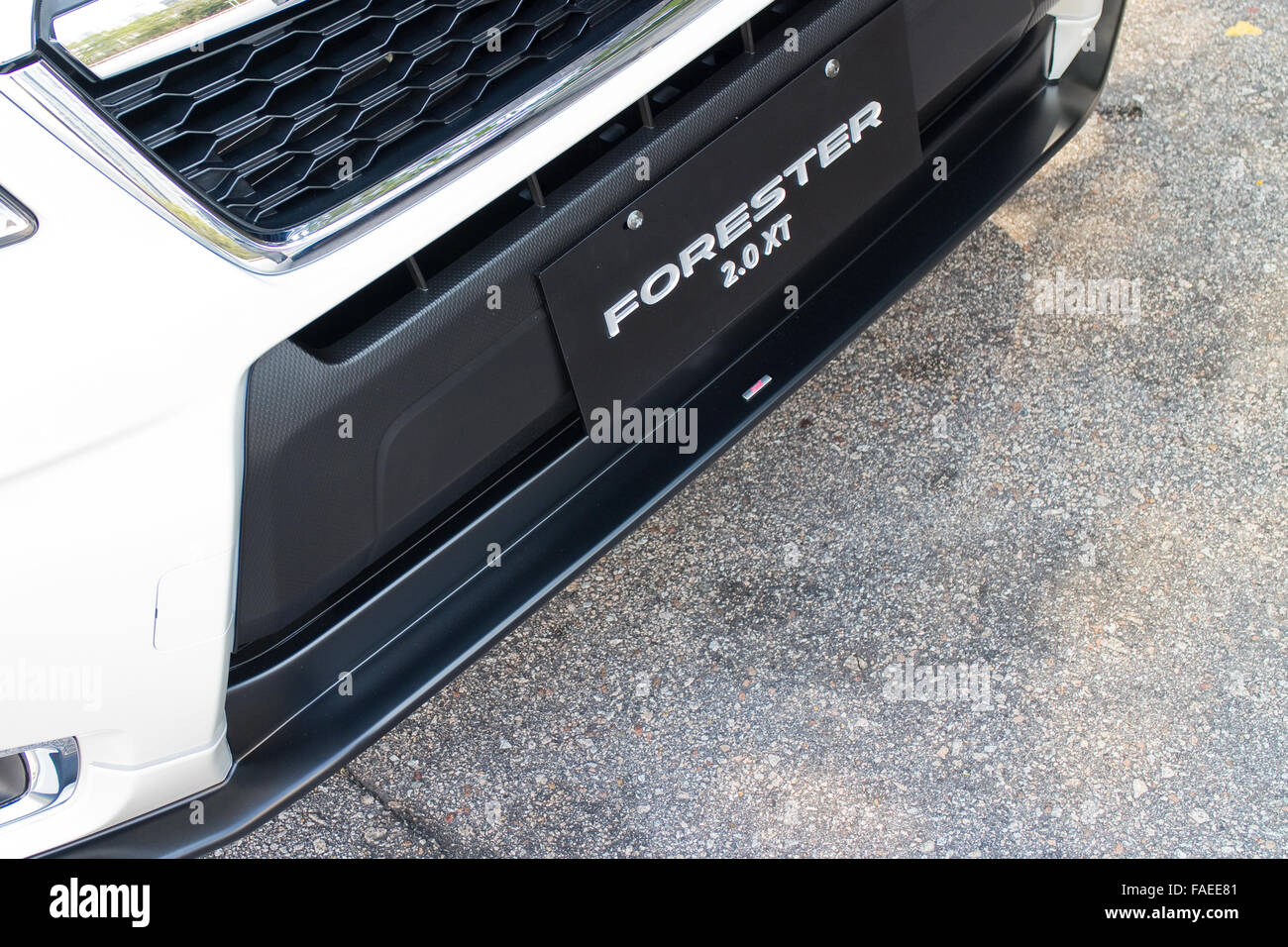 Hong Kong, China April 9 2015 : Subaru Forester STI 2015 STI Package on ...
