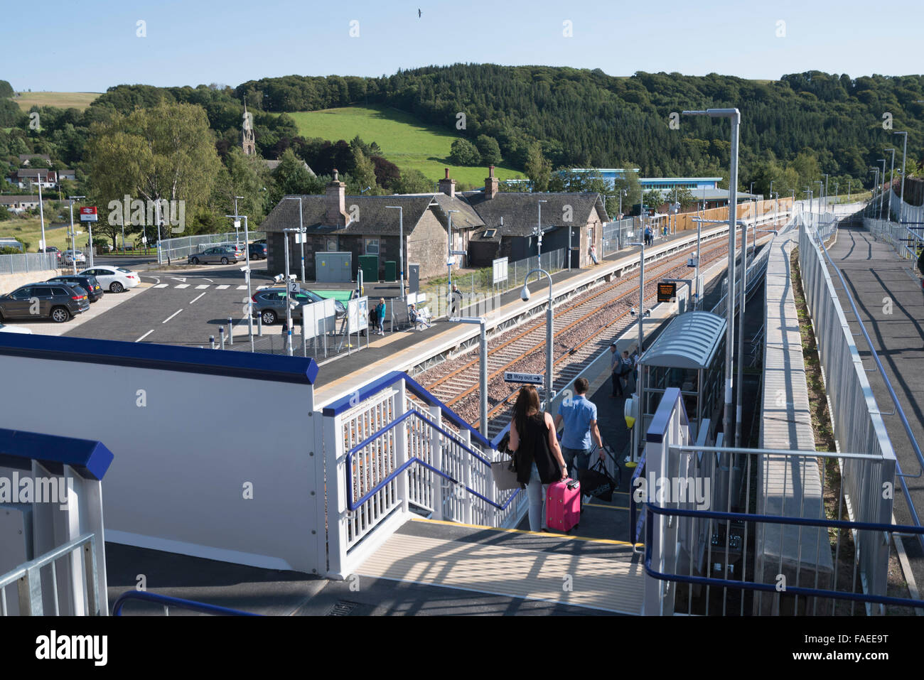 Tweedbank rail station hi-res stock photography and images - Alamy