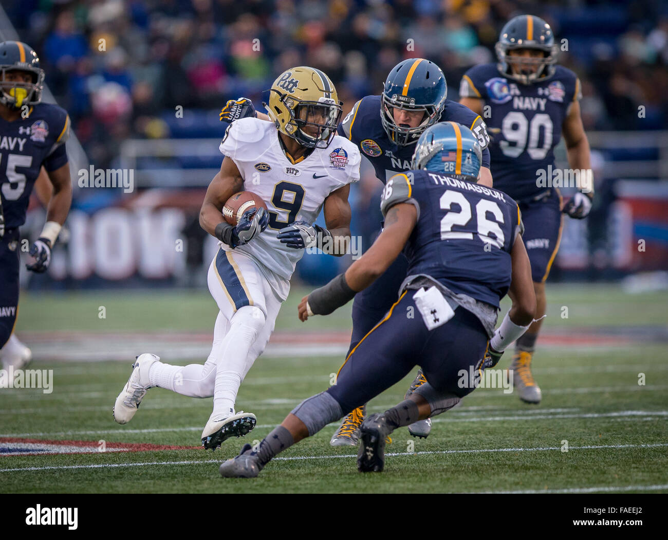 Annapolis, MD, USA. 28th Dec, 2015. Pittsburgh Panthers defensive back ...