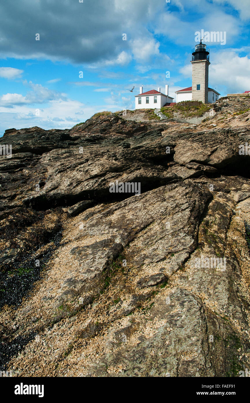 Beavertail Lighthouse is one of America's oldest lighthouses, sitting ...