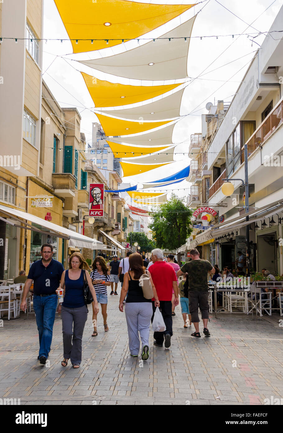 Ledra Street, Nicosia, Cyprus Stock Photo - Alamy
