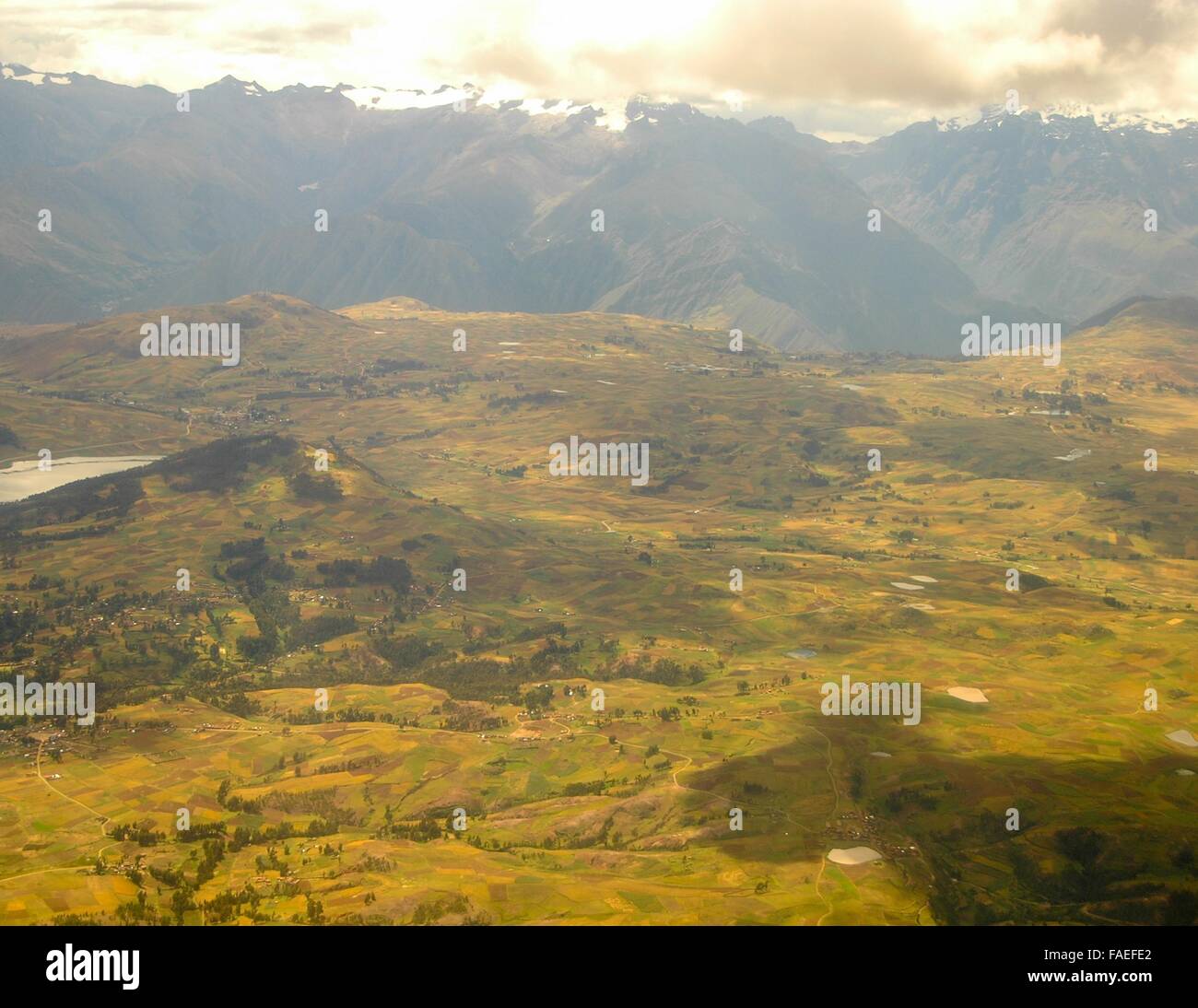 Aerial view of Peru Stock Photo - Alamy