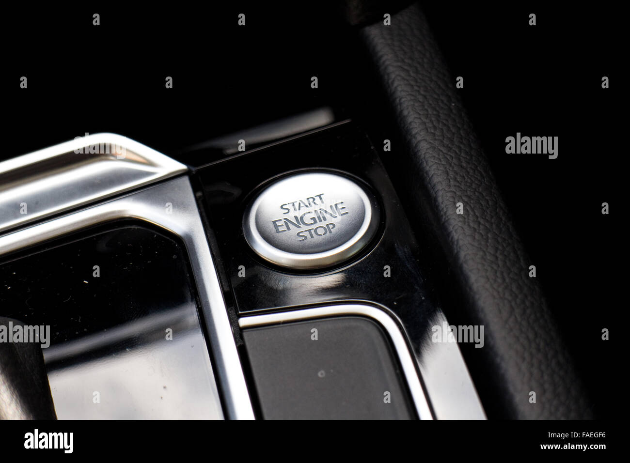 Hong Kong, China May 17 2015 : Volkswagen Passat 2015 Start Stop Engine ...