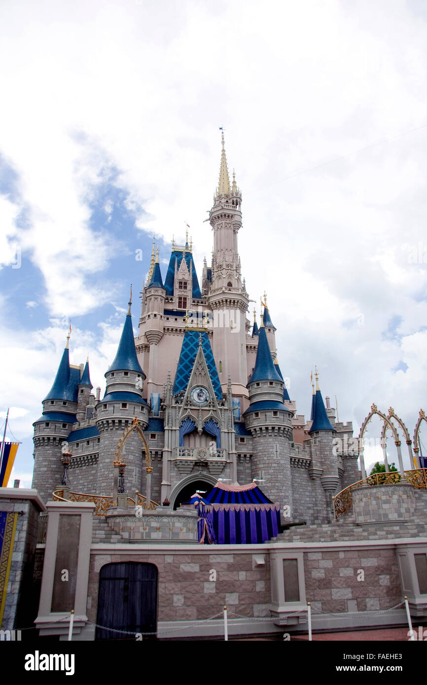 Cinderella Castle in Disney's Magic Kingdom Stock Photo - Alamy