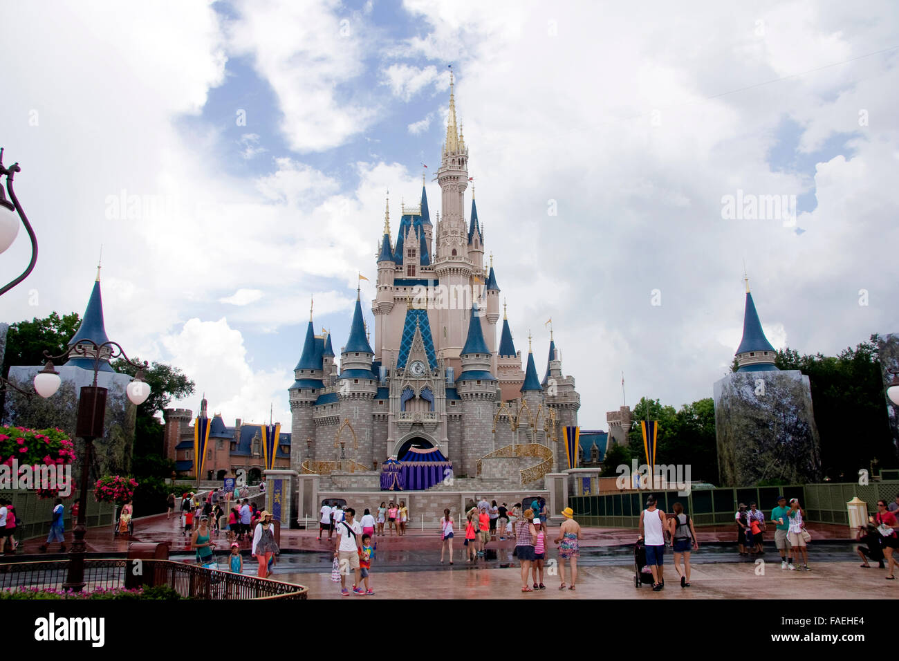 Cinderella Castle in Disney's Magic Kingdom Stock Photo - Alamy