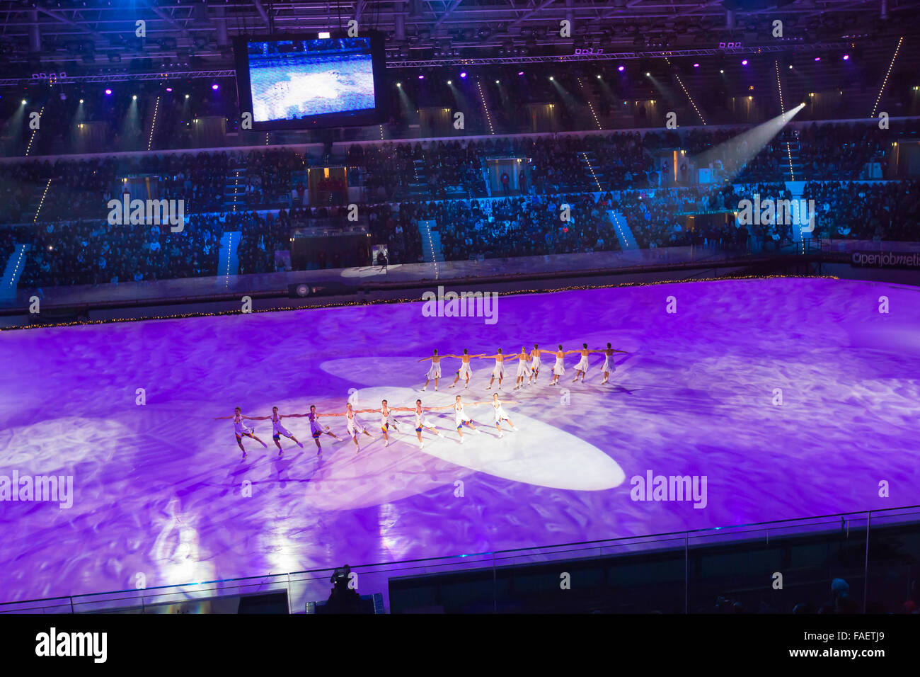 Hot Shivers, Italian Synchronized Skating Team Stock Photo - Alamy