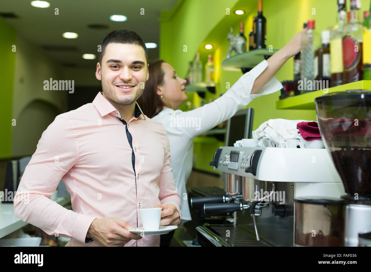 Bartender working female bartender hi-res stock photography and images ...