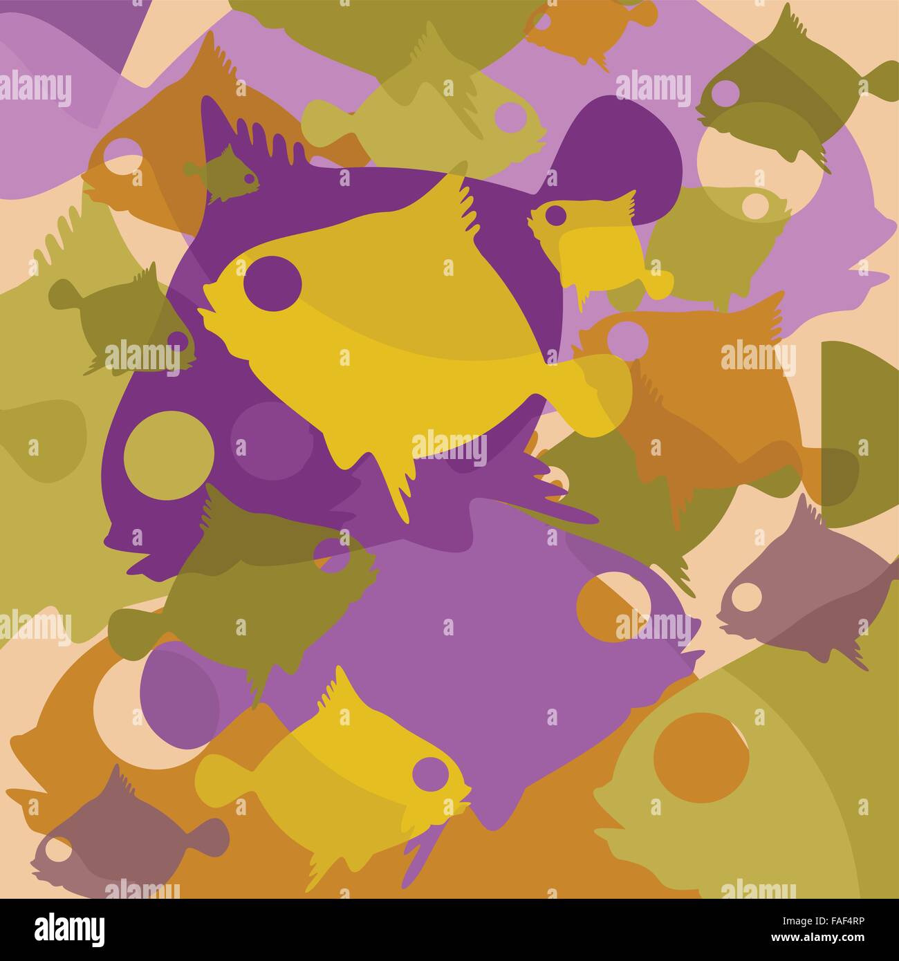 Fish vector background Stock Vector Image & Art - Alamy