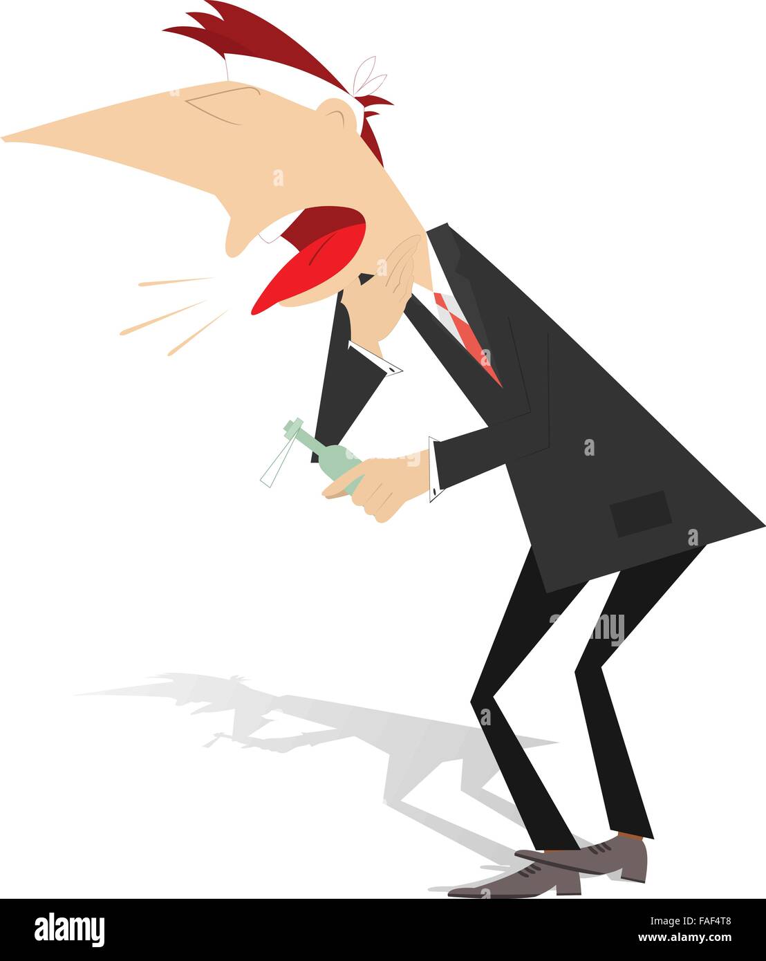 Man caught a cold Stock Vector Image & Art - Alamy