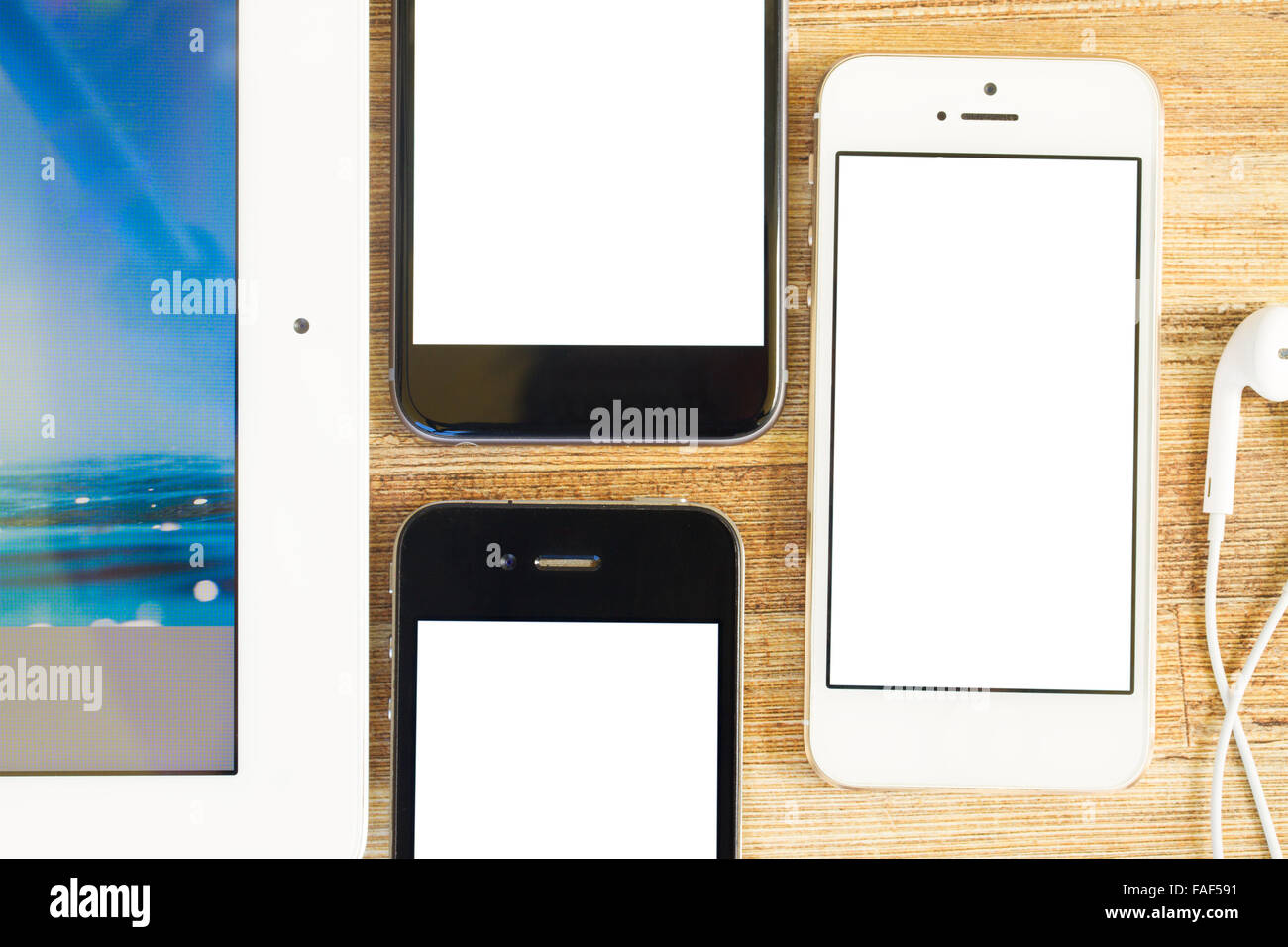 Set of devices Stock Photo - Alamy