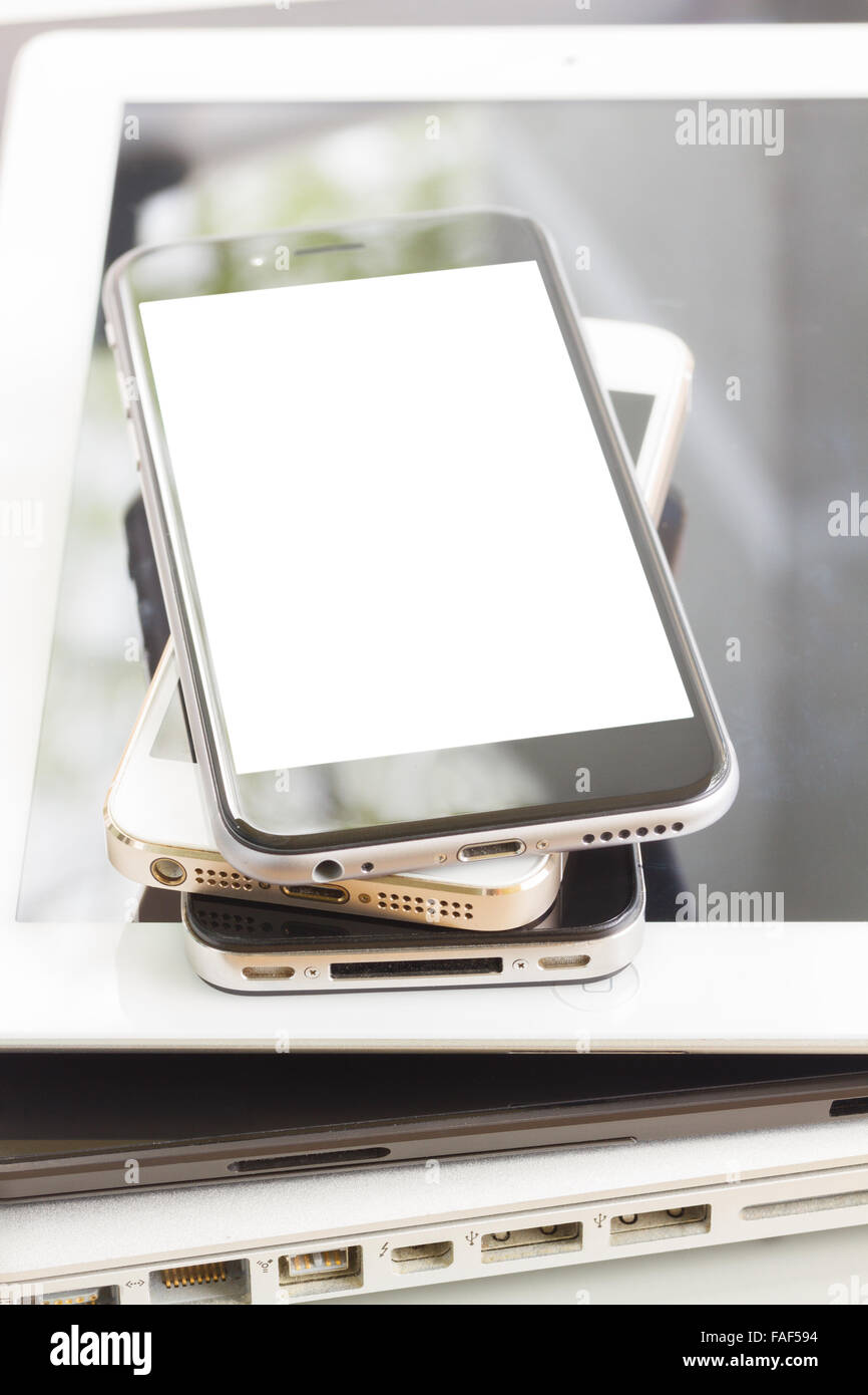 pile of devices Stock Photo - Alamy