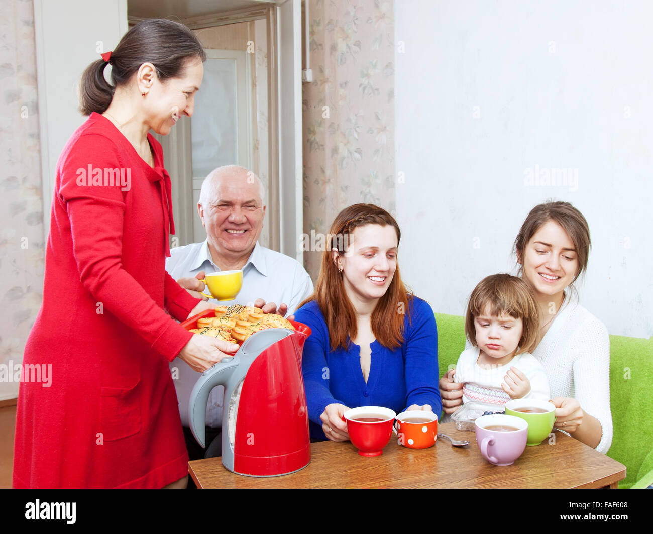 Parent child tea kettle hi-res stock photography and images - Alamy