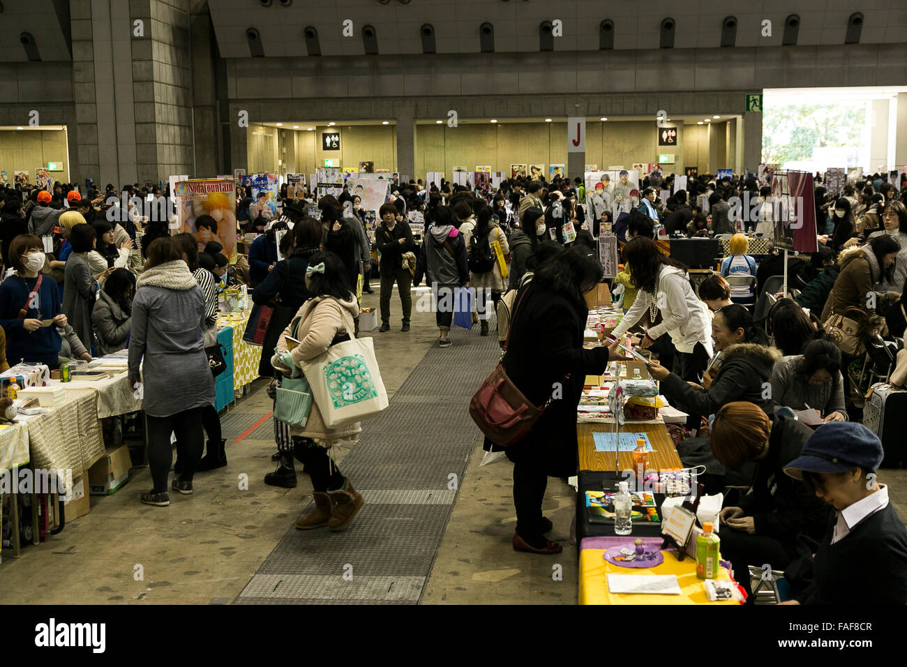 Tokyo, Japan. 29th Dec, 2015. Visitors gather at the ''Comic Market ...