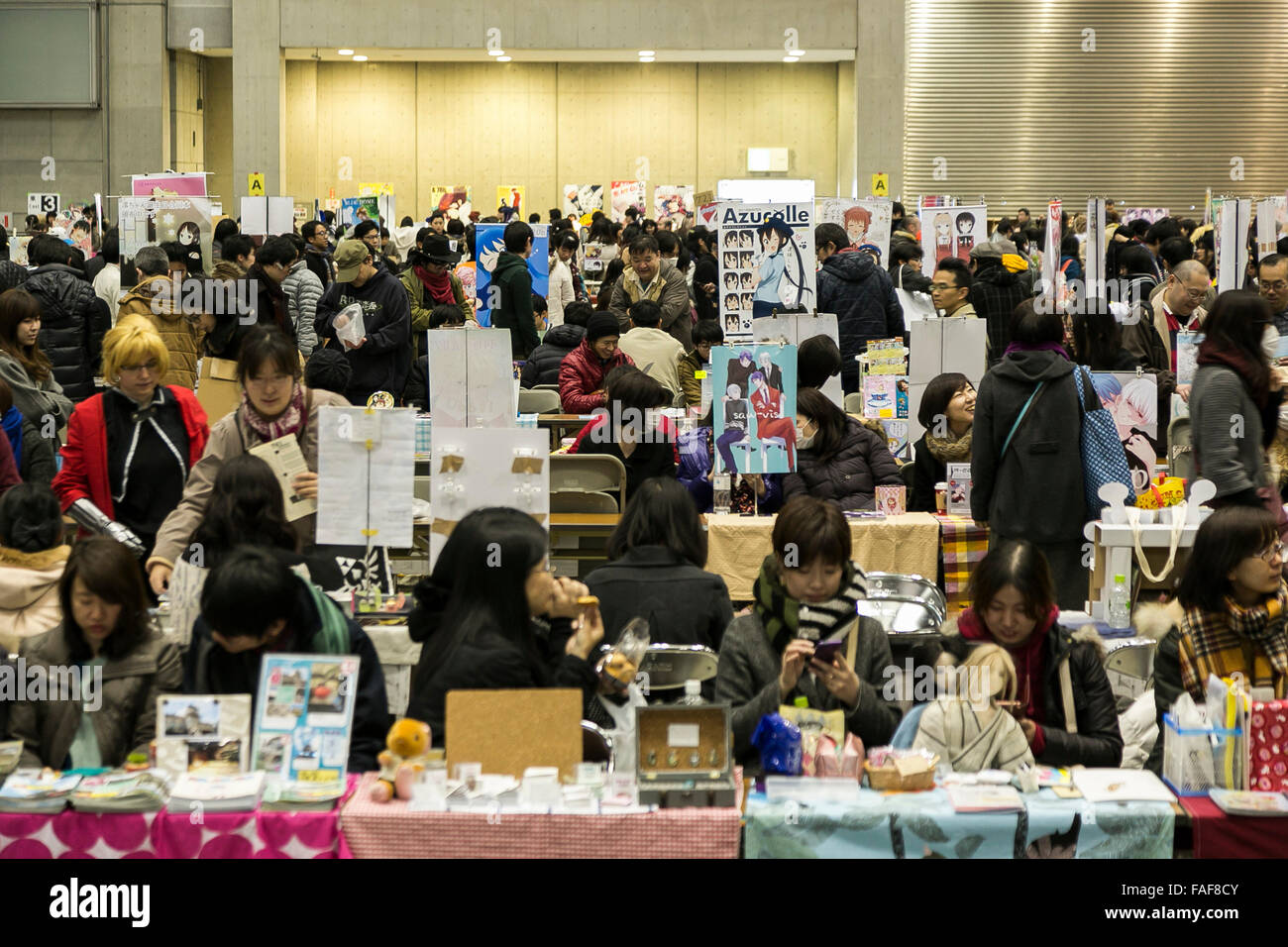 Tokyo, Japan. 29th Dec, 2015. Visitors gather at the ''Comic Market ...