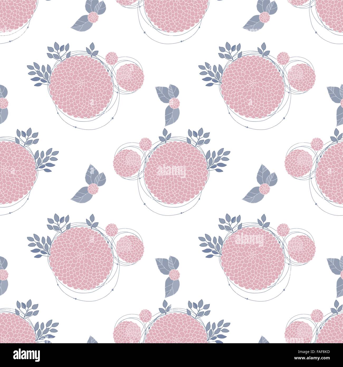 Seamless texture with asters Stock Vector Image & Art - Alamy