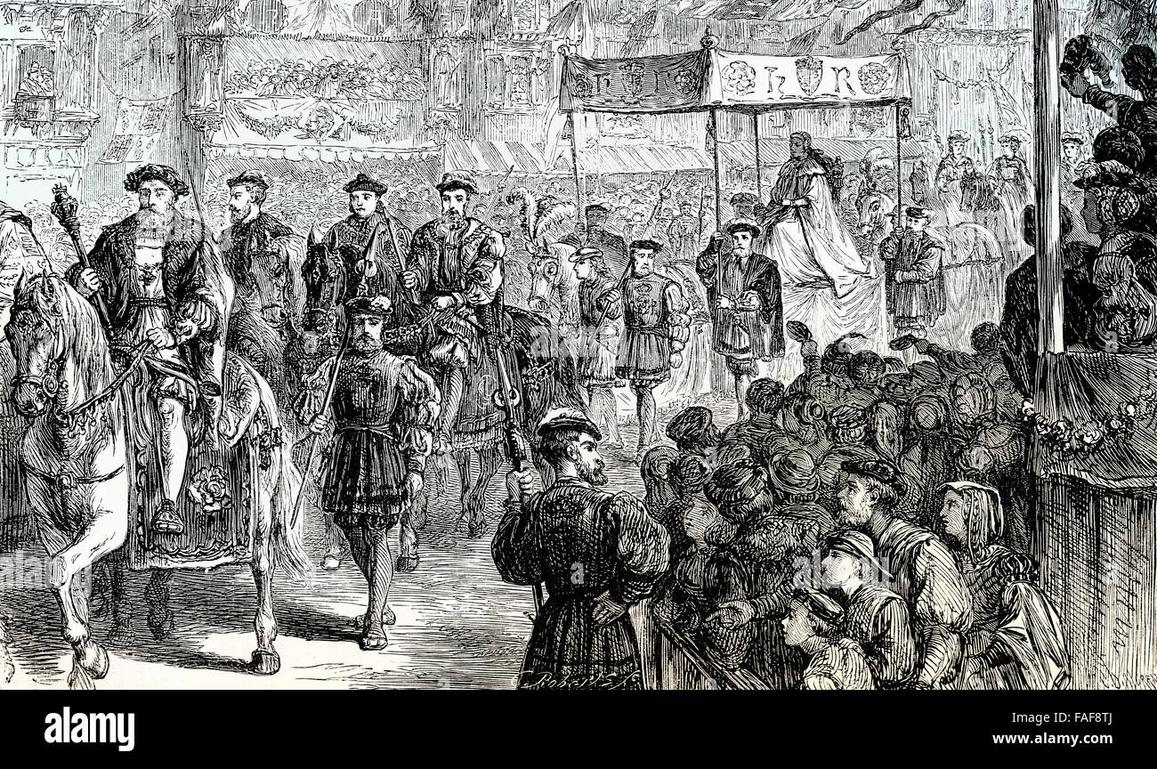 the marriage of Anne Boleyn, 1501-1536, Queen of England from 1533 to ...