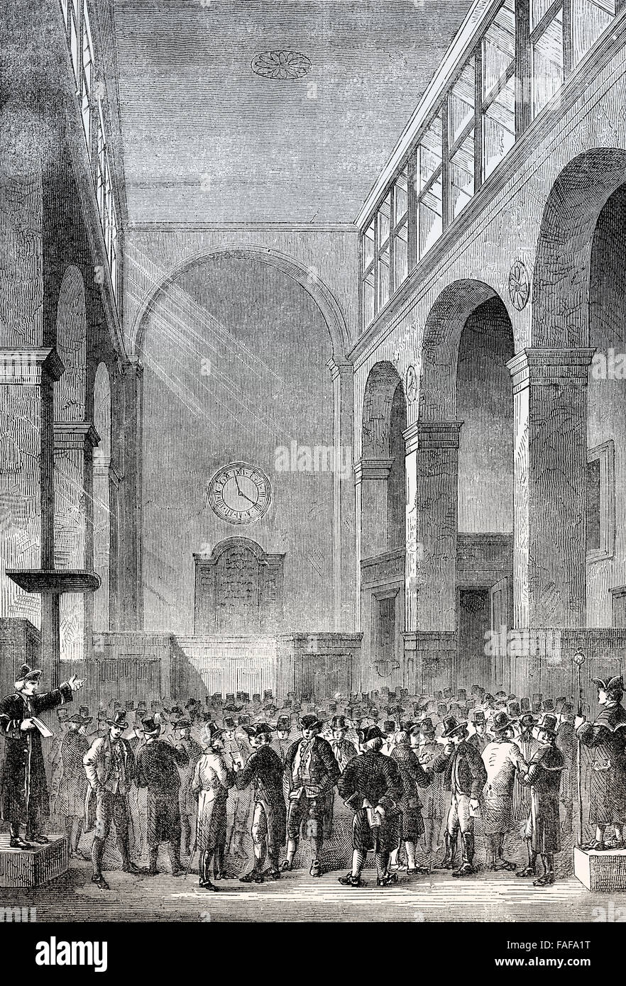 London stock exchange 19th century hi-res stock photography and images ...