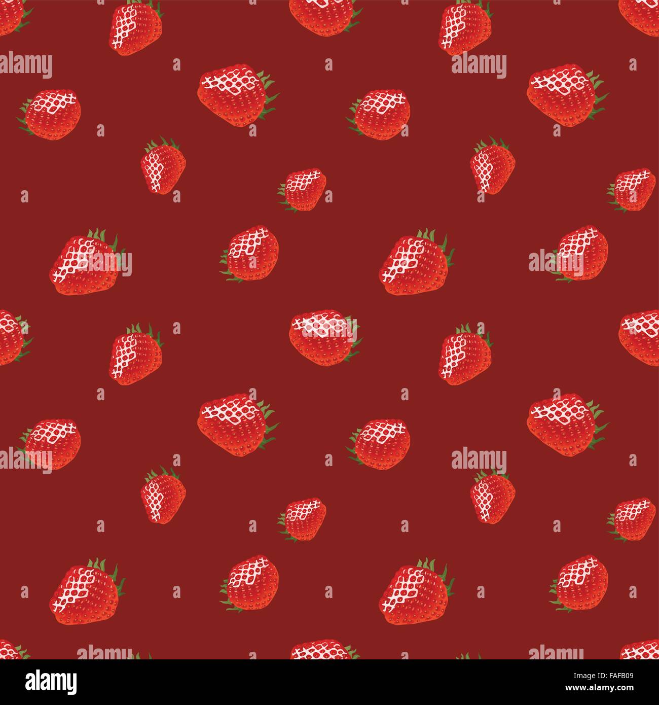 Seamless pattern with strawberry Stock Vector Image & Art - Alamy