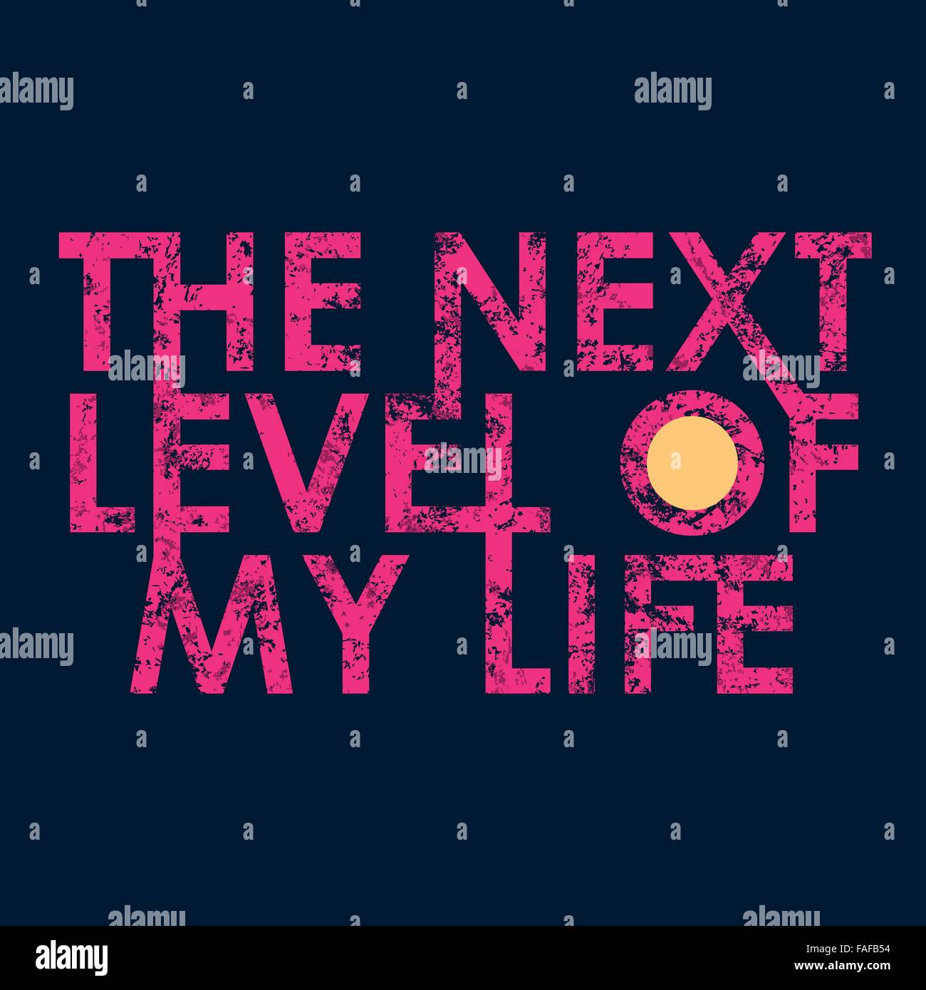 Next level typography, t-shirt graphics Stock Vector Image & Art - Alamy
