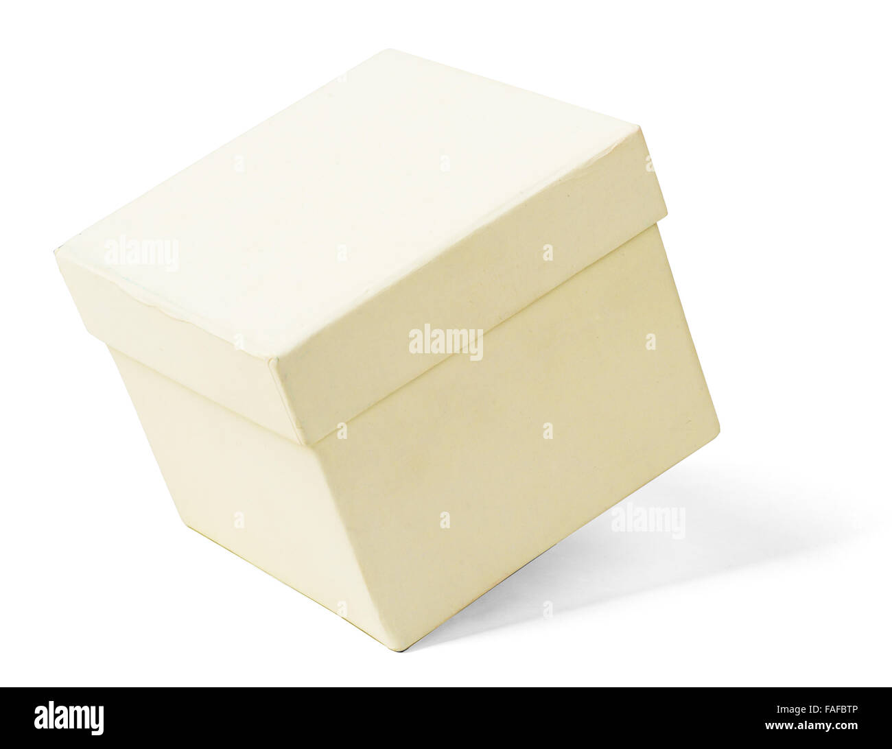 Closed white box Stock Photo - Alamy