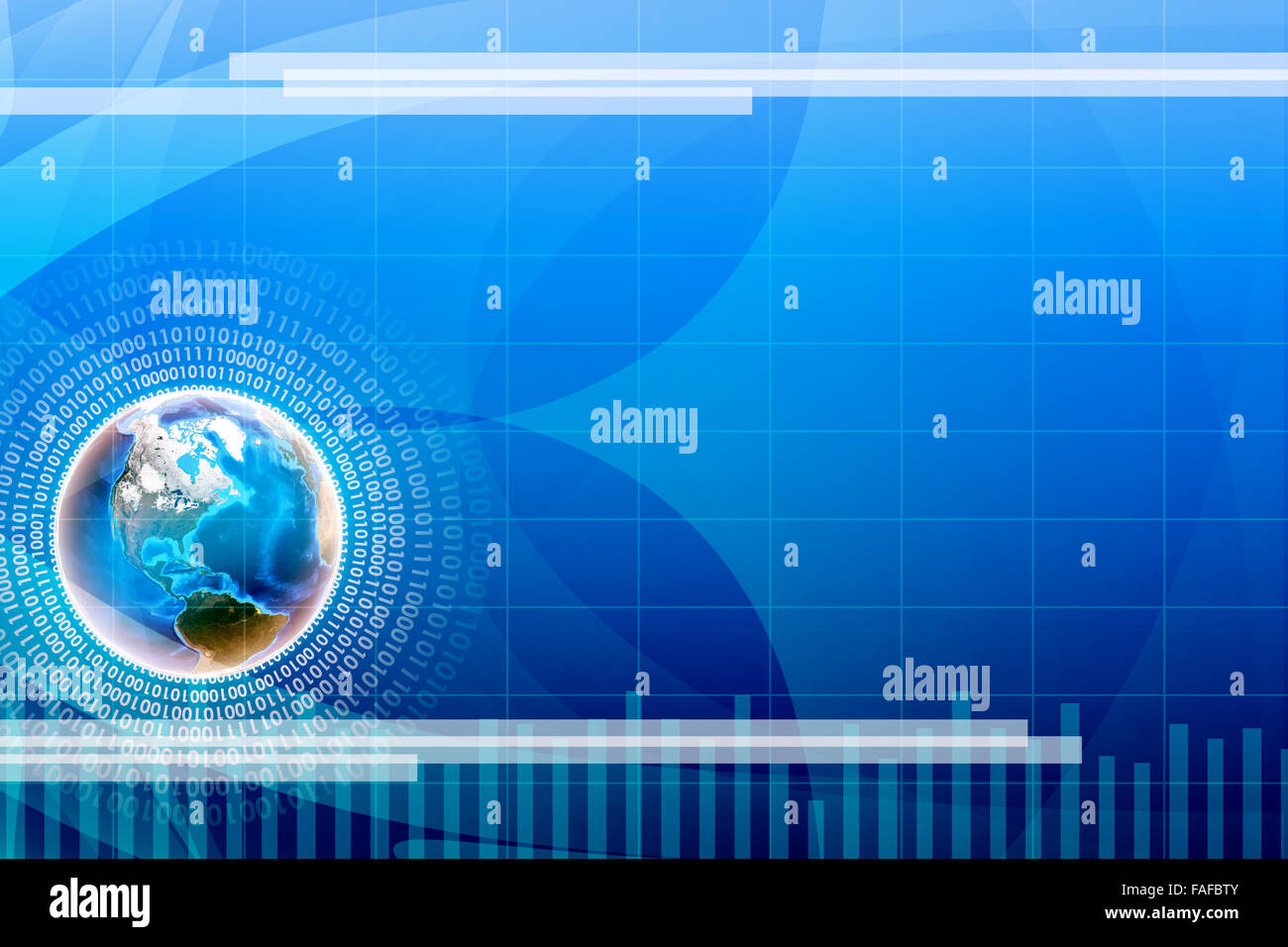 Earth with numbers Stock Photo - Alamy