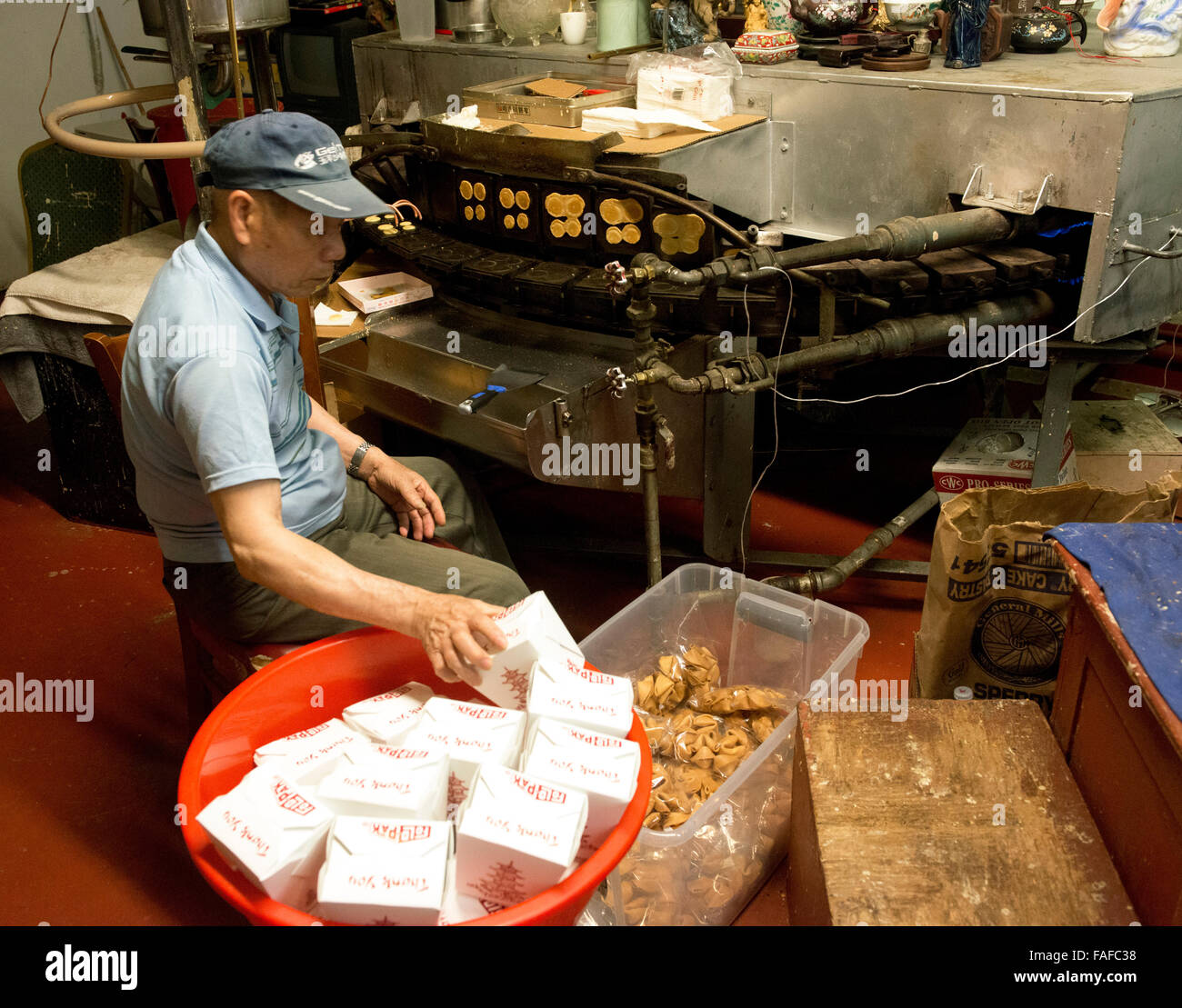 Fortune cookie factory san francisco hi-res stock photography and ...