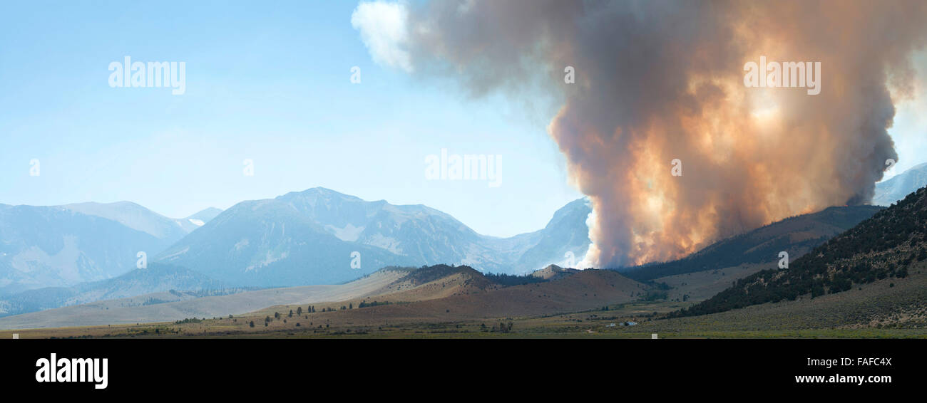 Yosemite National Park,hit by fire in drought Stock Photo - Alamy