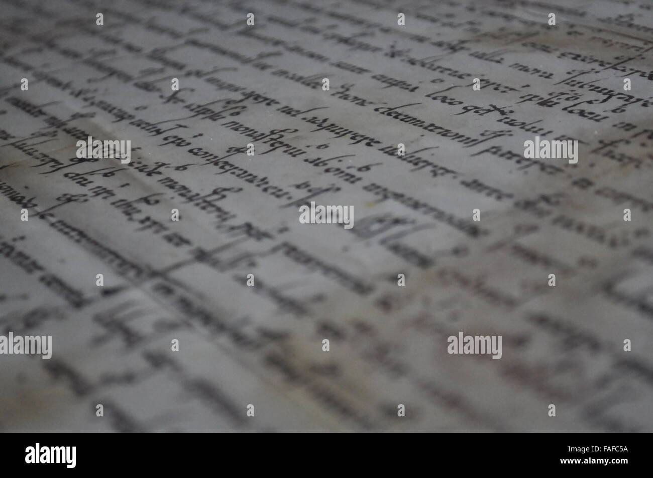 Lines from an ancient manuscript Stock Photo - Alamy