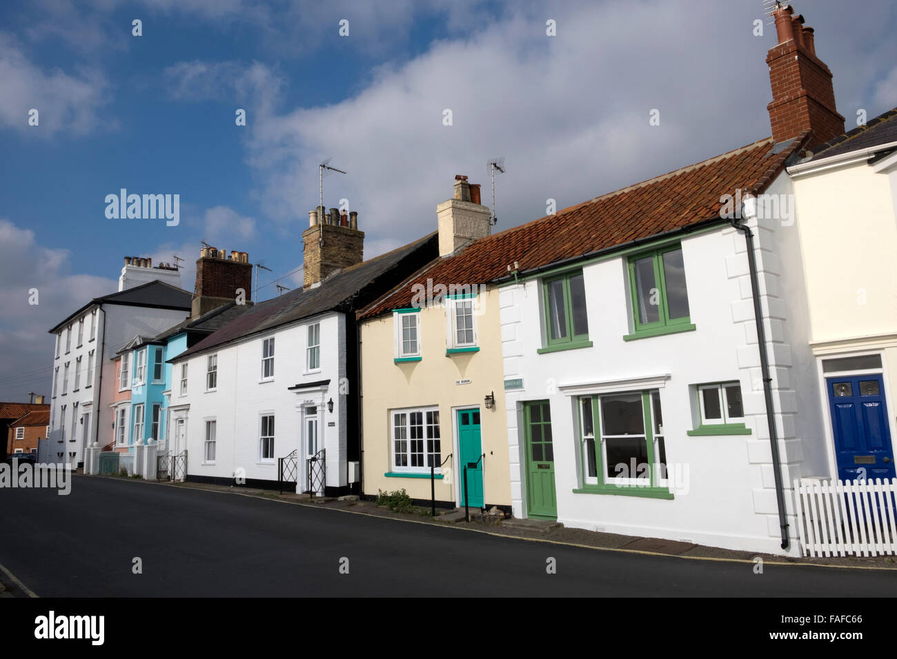 Residential houses, East Cliff, Southwold, Suffolk, UK Stock Photo - Alamy