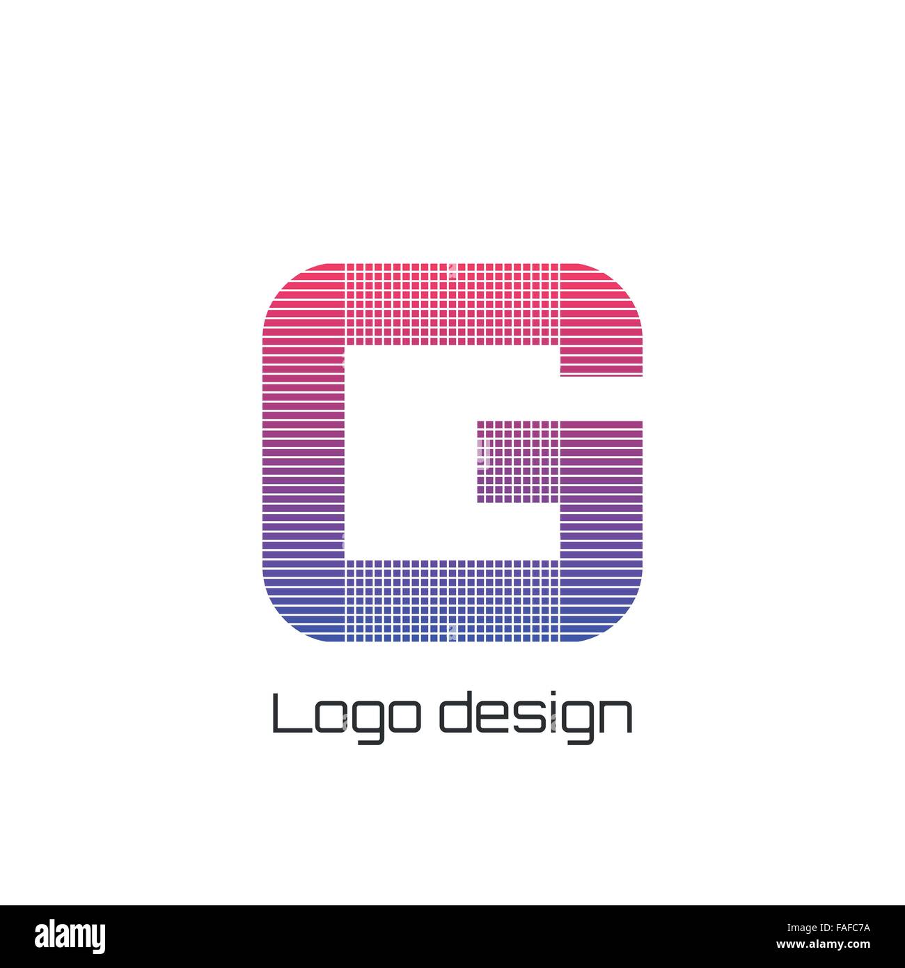 Vector illustration logo g Stock Vector Image & Art - Alamy