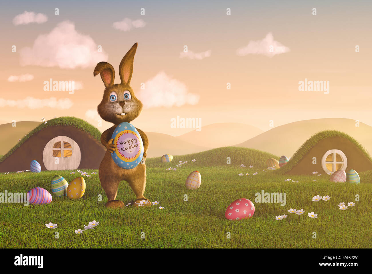 Bunny and egg hi-res stock photography and images - Alamy